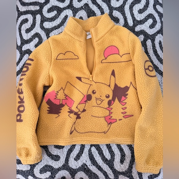 Pokemon | Jackets & Coats | Pokemon Golden Fleece Jacket | Poshmark